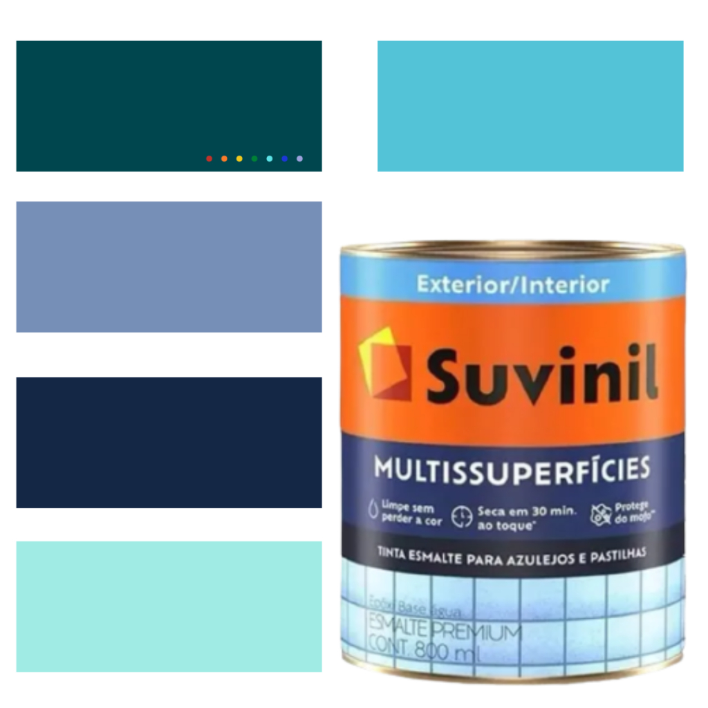 Tinta Epóxi Base Água Suvinil Multissuperfícies Azulejos e Banheiros ...