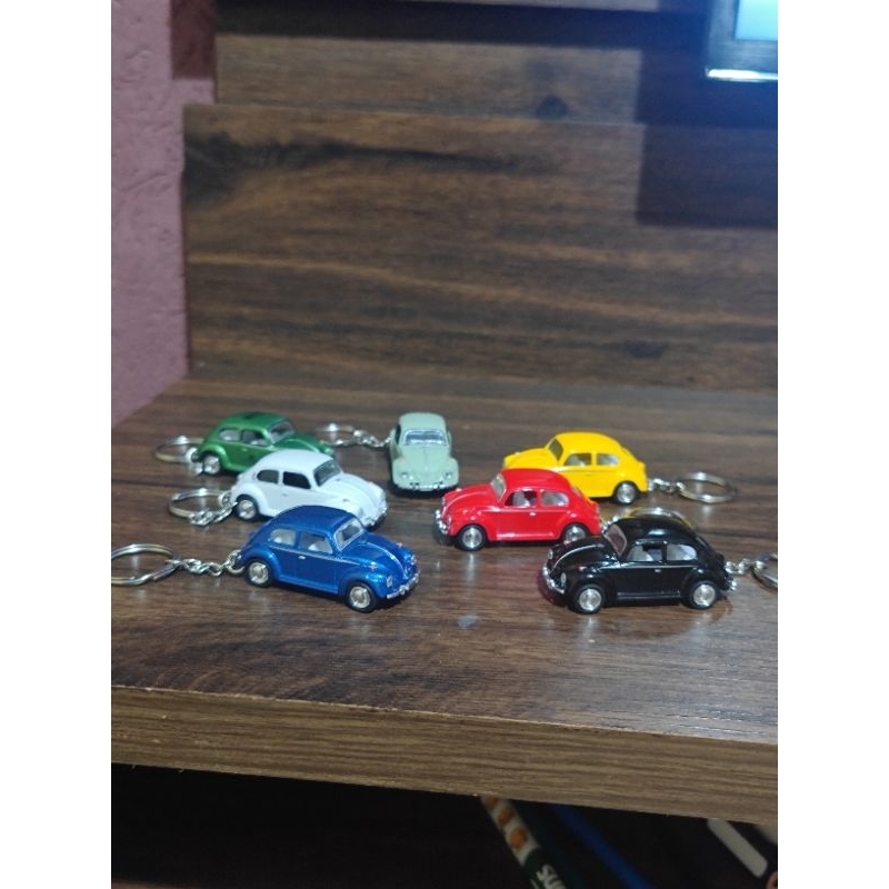 Chaveiro mini Fusca 1/64 Customizados e não customizados UNITÁRIO ( 1 ...