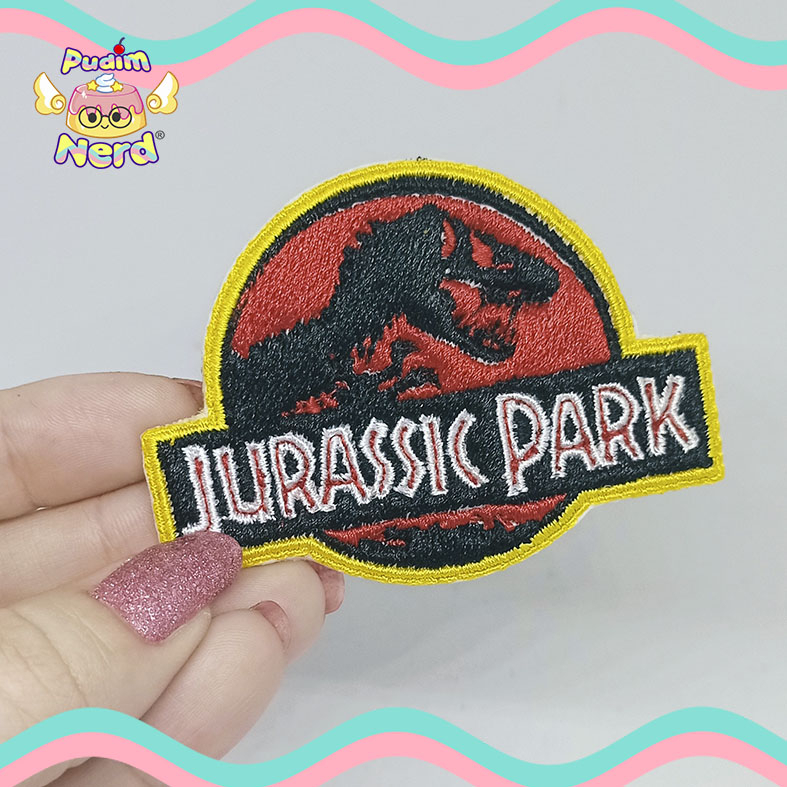 Patch aplique Jurassic PArk 7x5 | Shopee Brasil