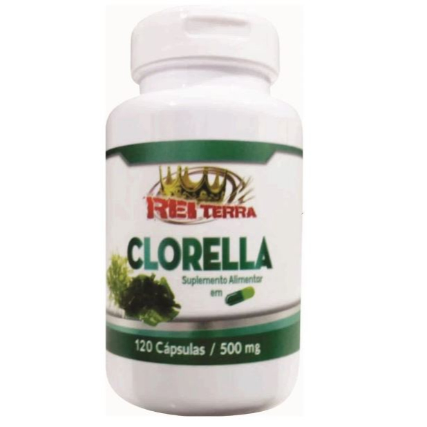 Clorella Cápsula Original 500mg 120 cápsulas Pura Premium Chlorella ...
