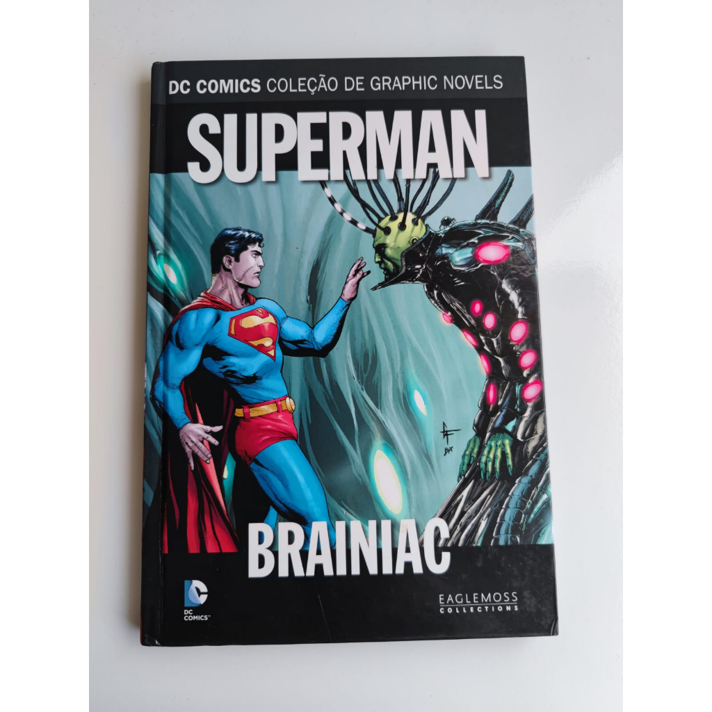 HQ DC Eaglemoss Graphic Novels Vol. 18 - Superman Brainiac | Shopee Brasil
