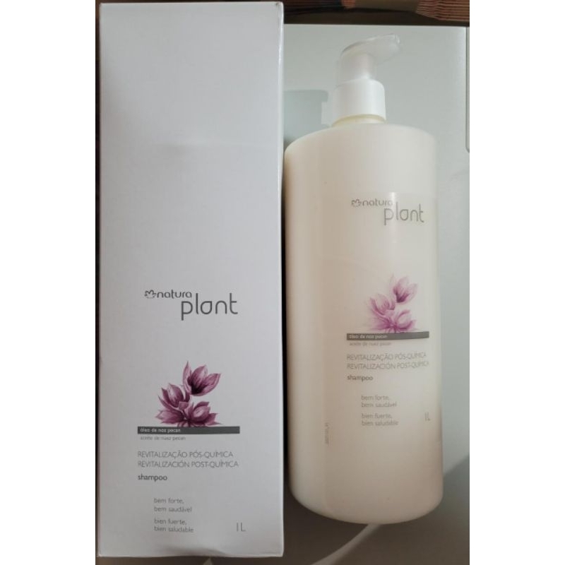 Shampoo Natura Plant Revitalização Pós Química. Embalagem especial de 1 ...