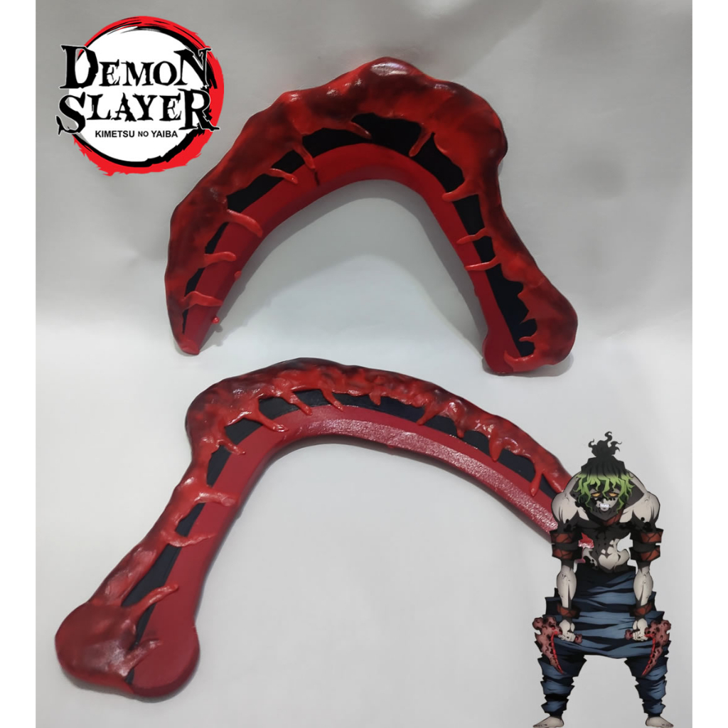 Gyutaro foice anime demon slayer (kimetsu no yaba) em madeira | Shopee ...