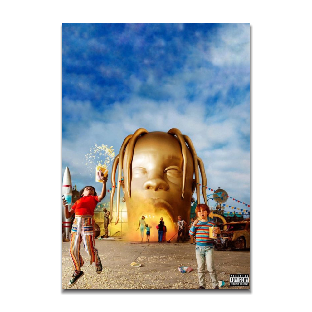 Poster Cartaz Decorativo Travis Scott AstroWorld Cactus Jack Boys ...