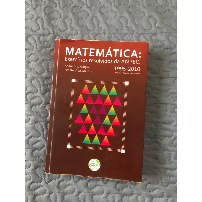 Livro Matemática para ANPEC exercícios resolvidos | Shopee Brasil