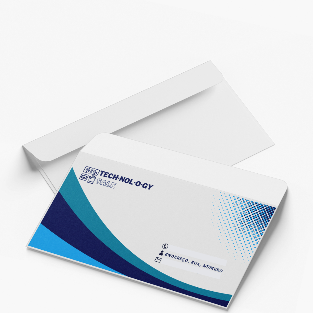 Envelope DL Carta Personalizado 11x22 50 ou 100 unidades | Shopee Brasil