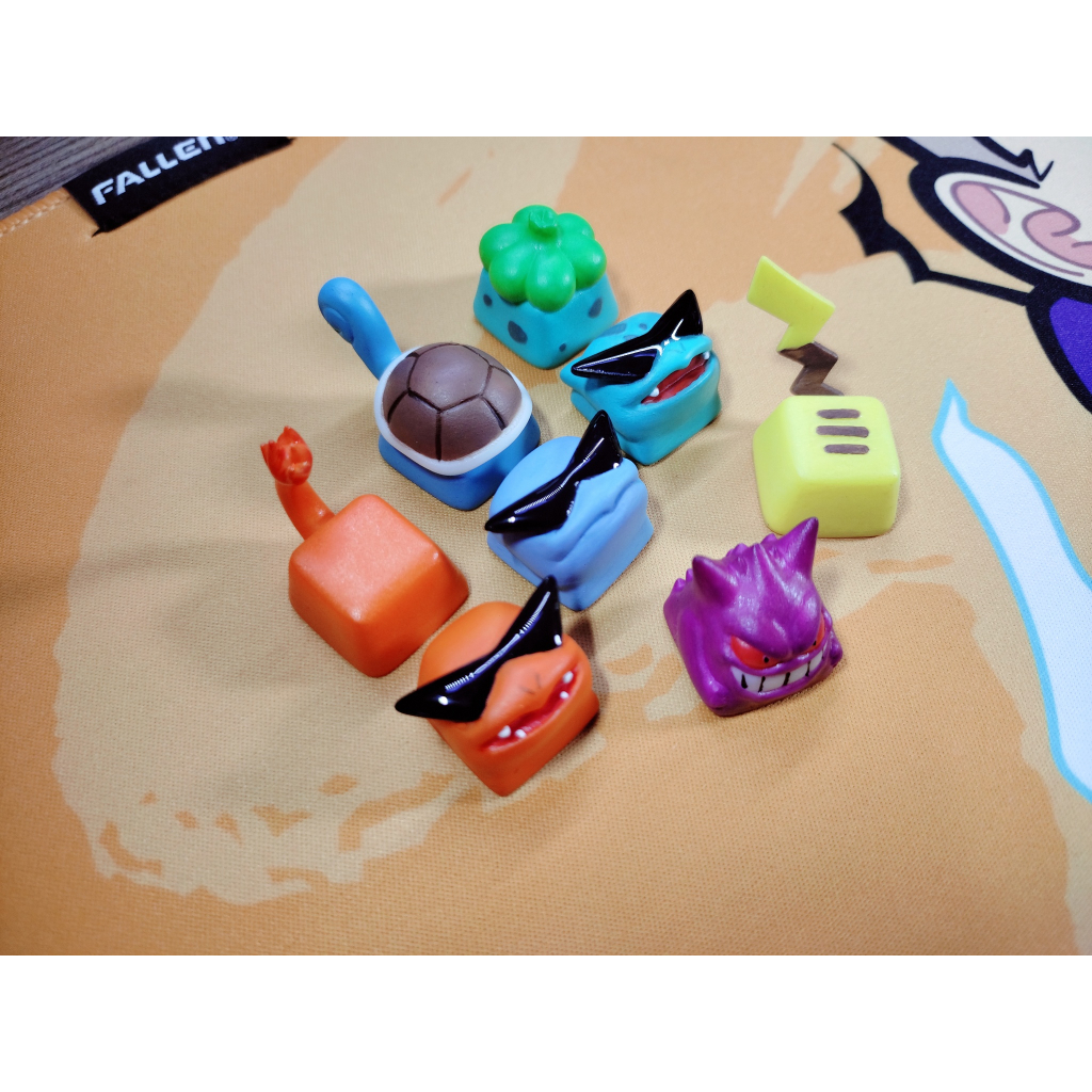 Keycaps Teclas Personalizadas Pokemon 3D NDK - Faz a Boa!