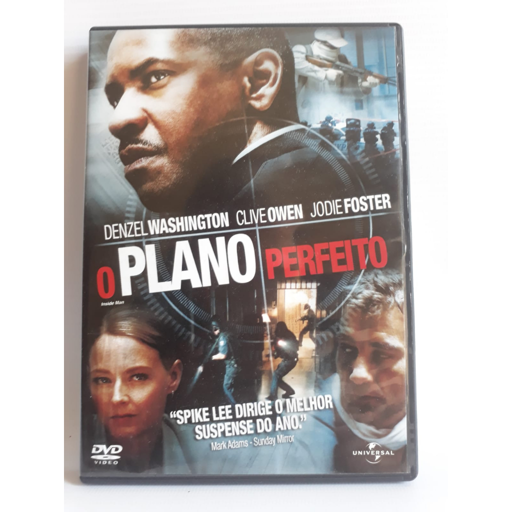 Dvd O Plano Perfeito (2006) - Denzel Washington - Original Usado - Leia ...
