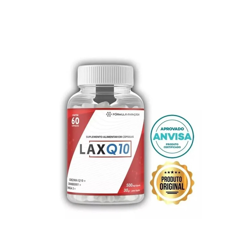 Lax Q10 Suplemento Alimentar Natural 60 Capsulas Coenzima Q10 + Cranberry + Omega 3 | Shopee Brasil