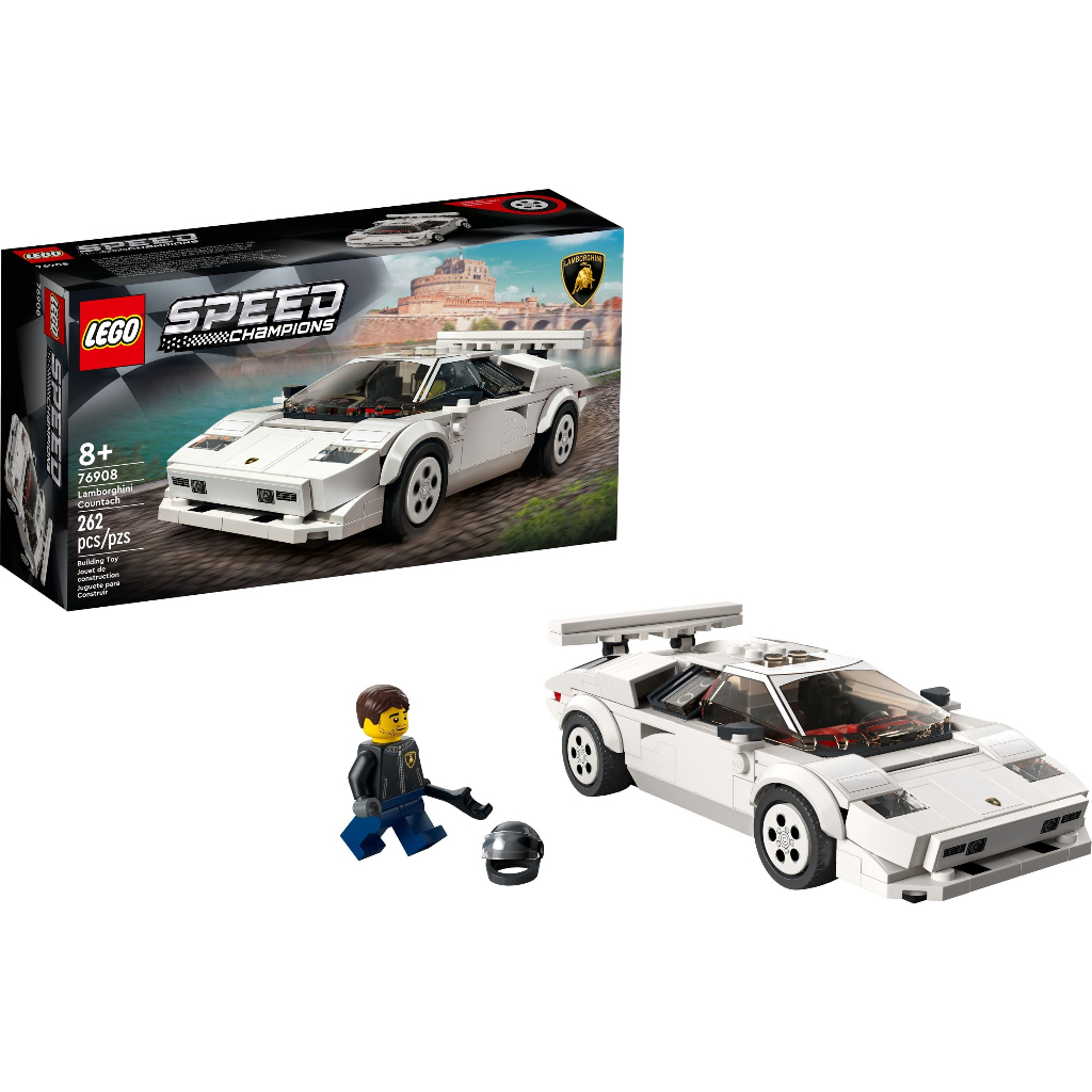Lego 76908 - Lamborghini Countach - Lego Speed Champions | Shopee Brasil