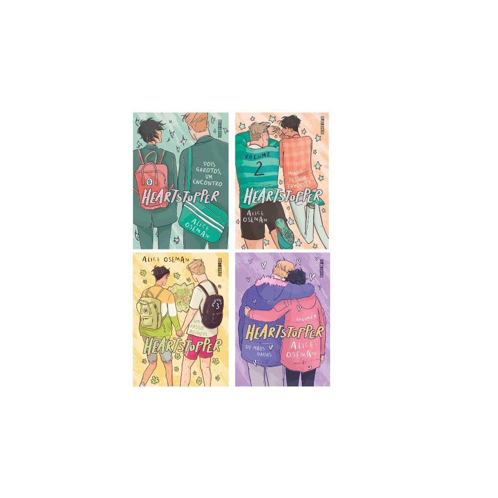 Heartstopper Vol.: 1,2,3,4 - Kit Pack | Shopee Brasil
