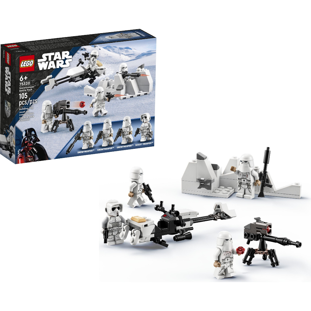 Lego 75320 - Pack De Batalha Snowtrooper - Lego Star Wars | Shopee Brasil