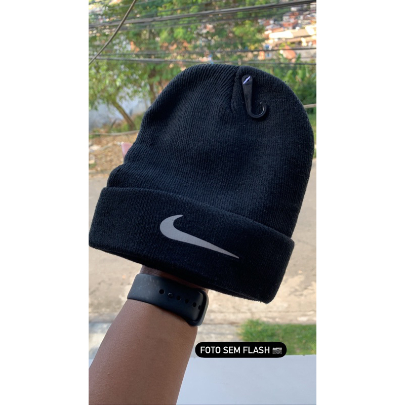 Touca Nike Refletiva (unissex ) , Nk boy 100%Lã | Shopee Brasil