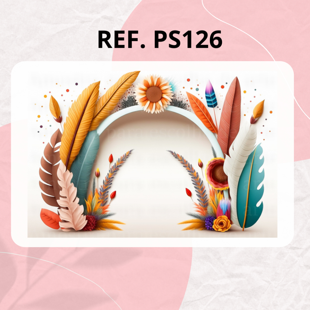 Fundo Fotográfico Tema Cabanas Modelo PS126 | Shopee Brasil
