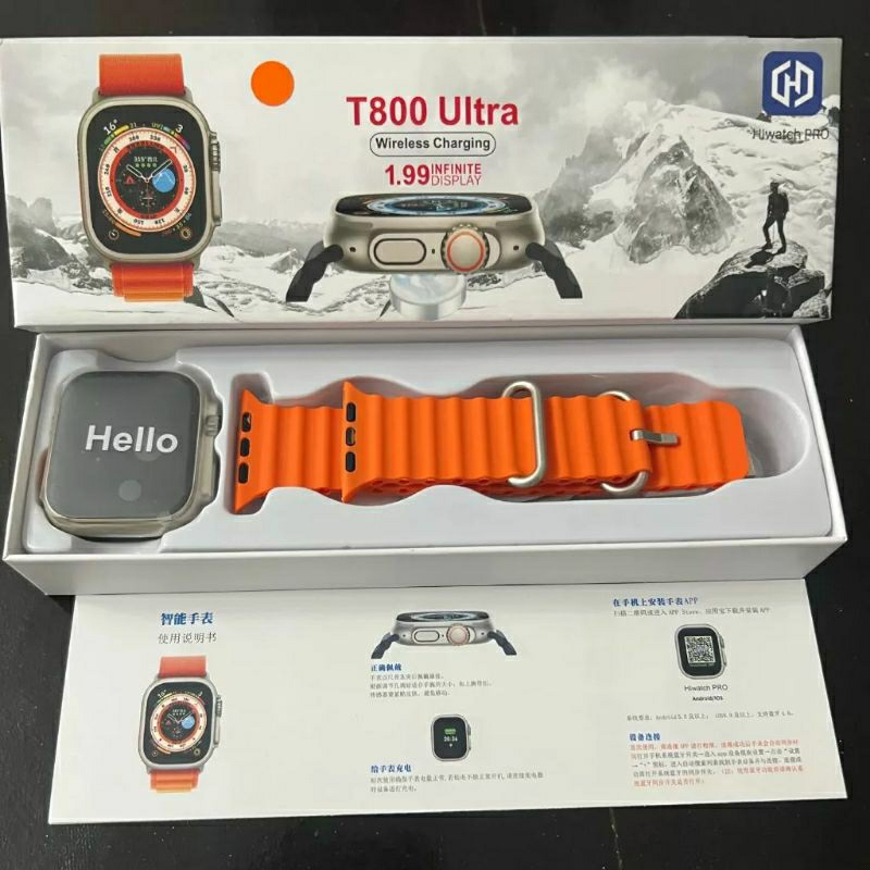 Smartwatch T800 Ultra Relógio Inteligente | Shopee Brasil