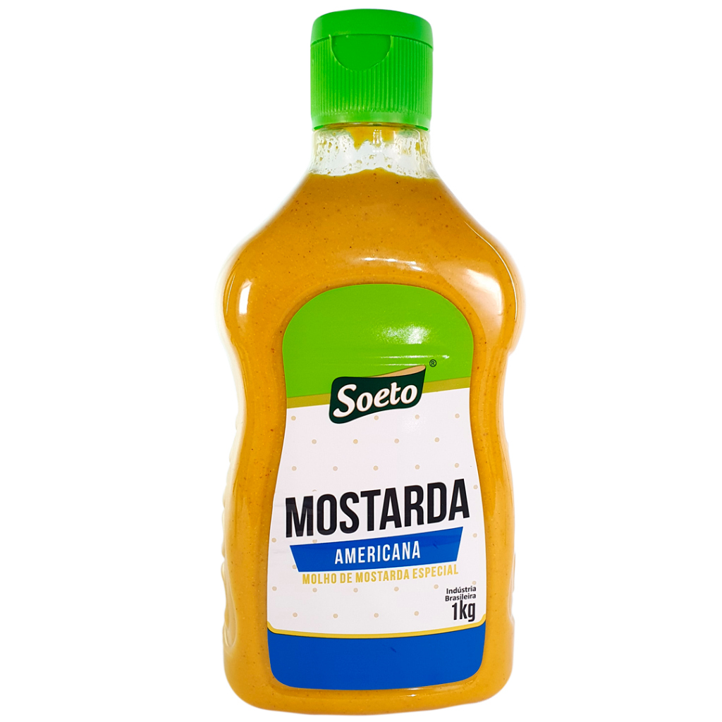 Mostarda Americana da Soeto Alimentos Lanche Pizza Strogonoff Mignon ...