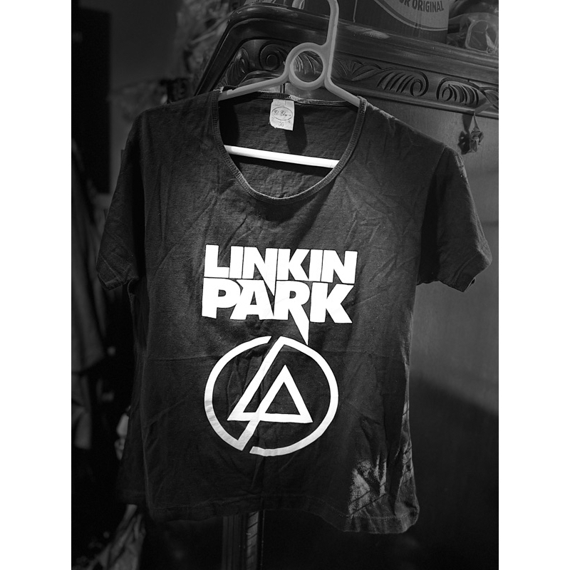 brecho camiseta rock estilo baby look banda Linkin park | Shopee Brasil