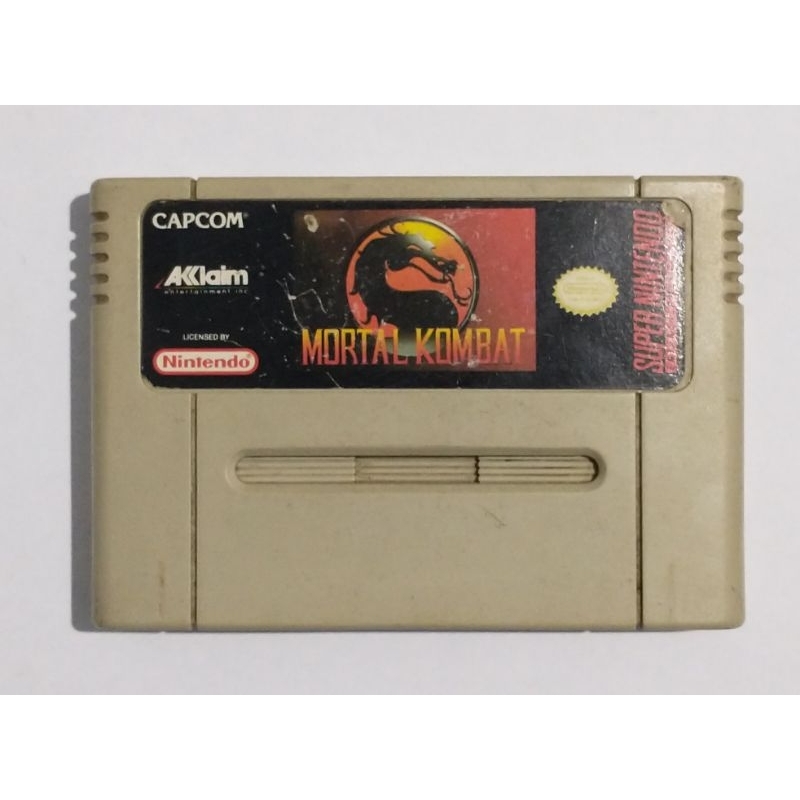 Mortal Kombat - Cartucho Super Nintendo Similar | Shopee Brasil
