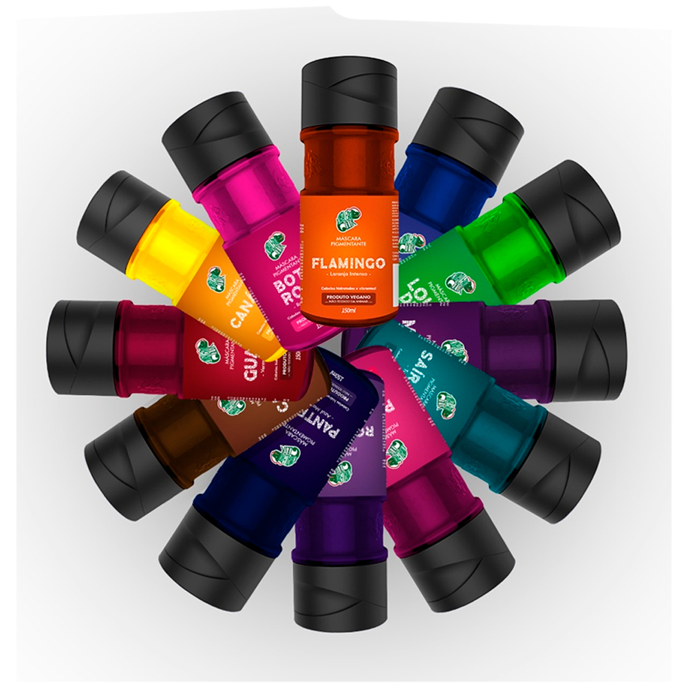 Kamaleão Color Tonalizantes Coloridos 150ml Máscara Pigmentante Tinta ...