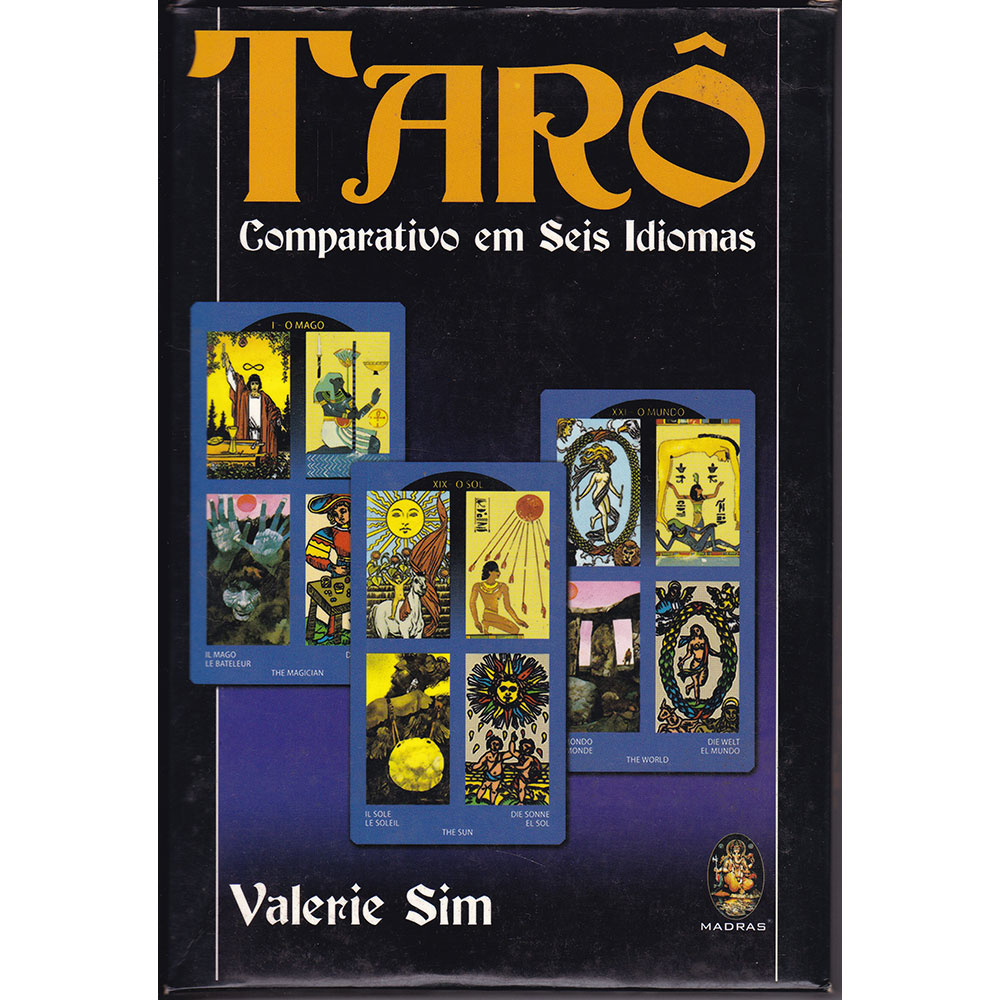 Tarô - Comparativo em Seis Idiomas (livro + cartas) - Valerie Sim ...