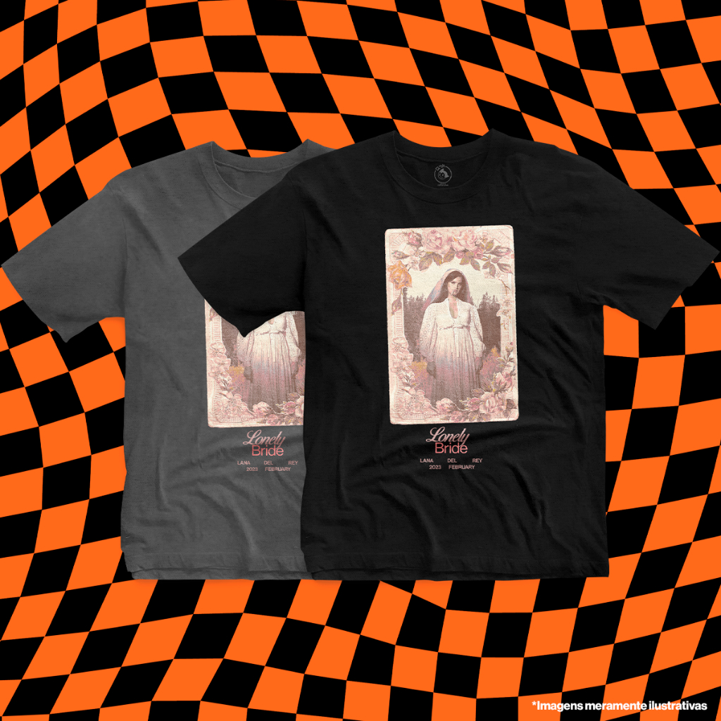 Camiseta Lana Del Rey Lonely Bride | Shopee Brasil