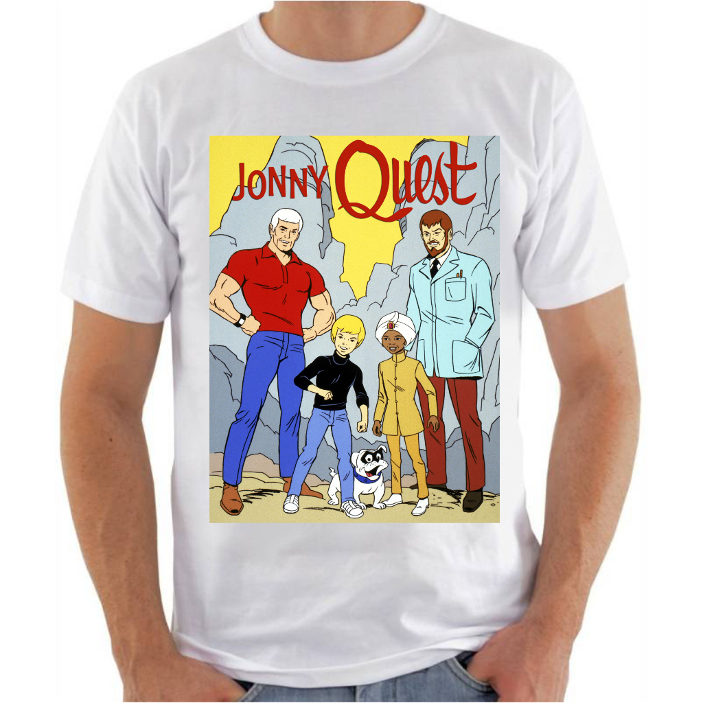 Camiseta Jonny Quest Desenhos Anos 80 | Shopee Brasil