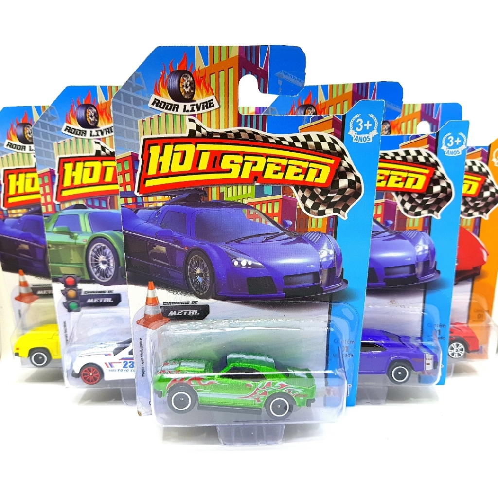 Carrinhos Hot Speed Estilo Hot Wheels Modelos Variados | Shopee Brasil