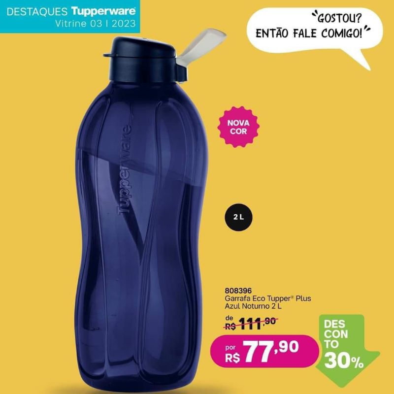 Garrafa Tupperware Eco Tupper Plus 2 litros | Shopee Brasil