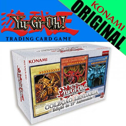 Yugioh Box Coleção Lendária Edição de 25º Aniversário - Konami Yu-Gi-Oh ...