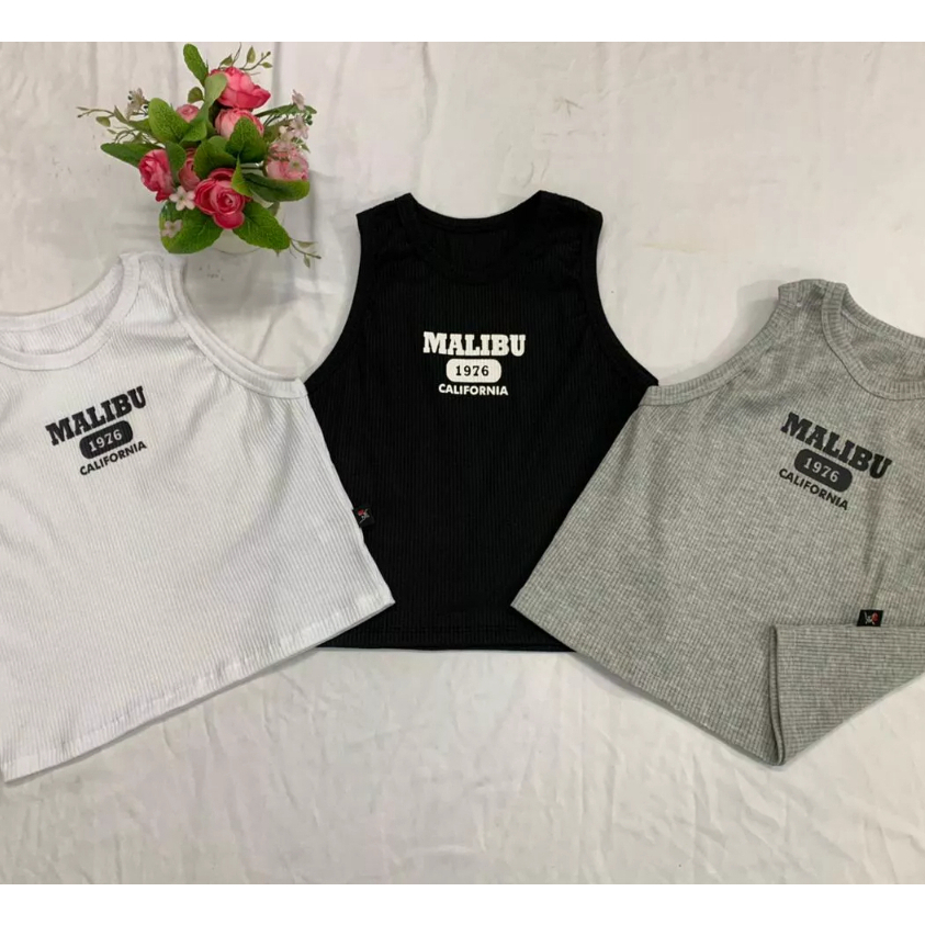Cropped Ribana Canelado Estilo Gringa Malibu | Shopee Brasil