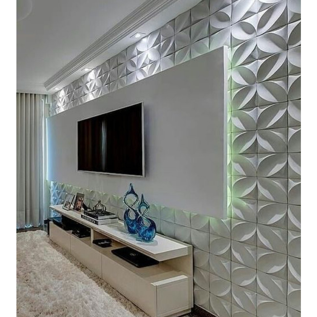 15 Placas Decorativas Parede Revestimento 3d Pvc - Pétala | Shopee Brasil