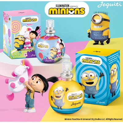 Colônia infantil miniatura linha Minions - Jequiti | Original | Shopee ...