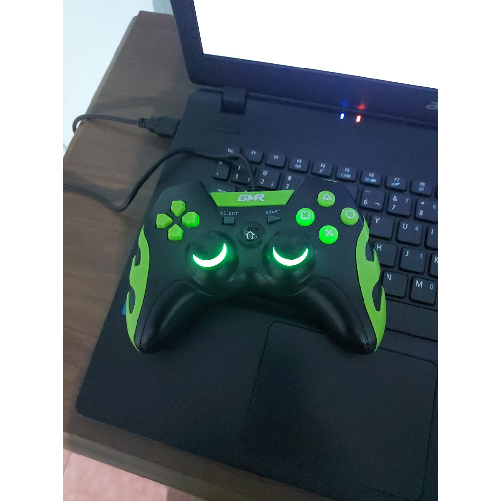 Controle Gamer GP-100 Joystick p/ PS3/PC/Windows USB Xinput Gamepad ...