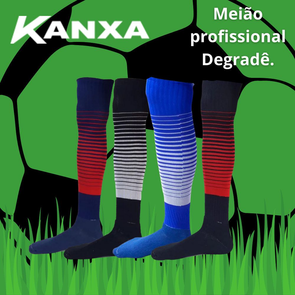 Meião de Futebol Kanxa Profissional Degradê | Shopee Brasil