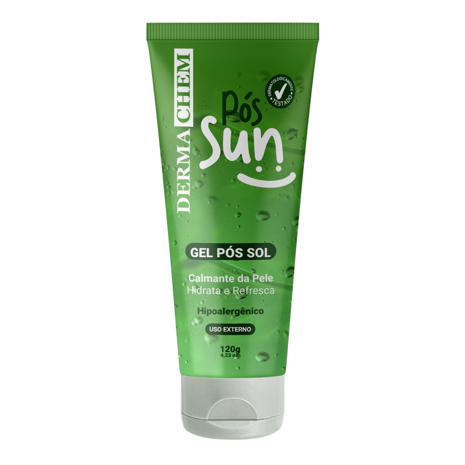 Gel Pos Sol Hipoalergenico Hidrata e Refresca Dermachem | Shopee Brasil