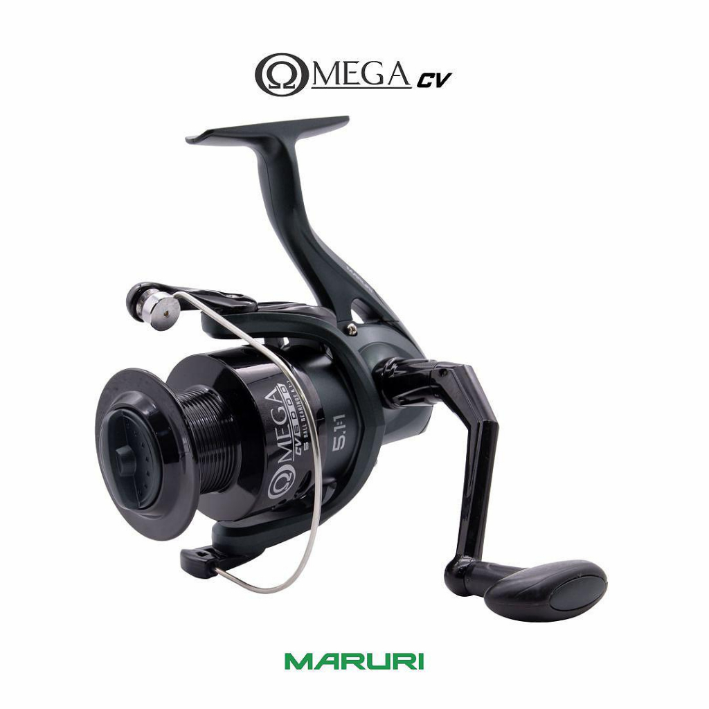 Molinete Omega 4000 5 Rolamentos Drag 6 kg Verde Maruri | Shopee Brasil