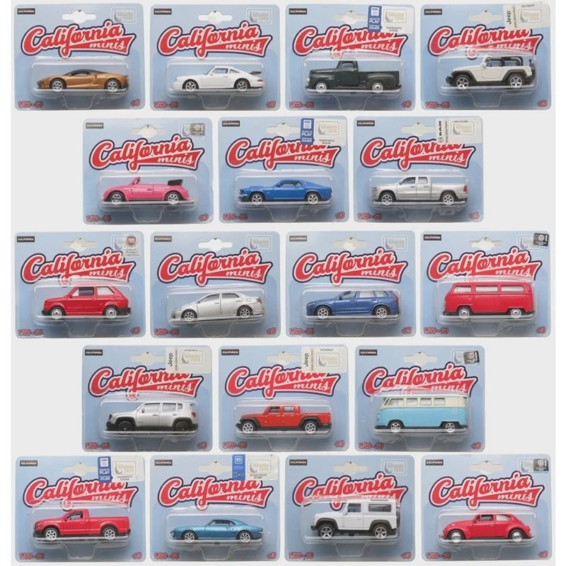 California minis variadas | Shopee Brasil