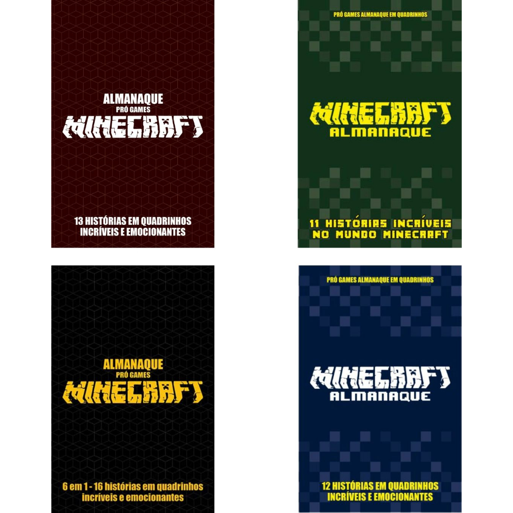 Almanaque Minecraft - Histórias em Quadrinhos | Shopee Brasil