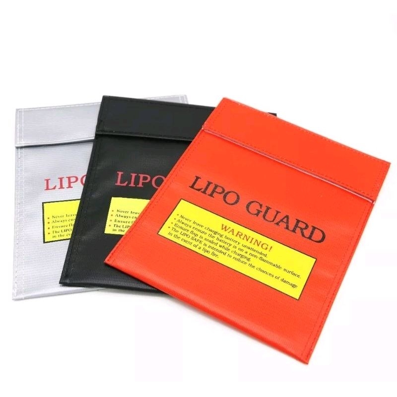 Lipo Guard Anti-Chamas Protetor 18x23cm P/Baterias Lipos dos ...