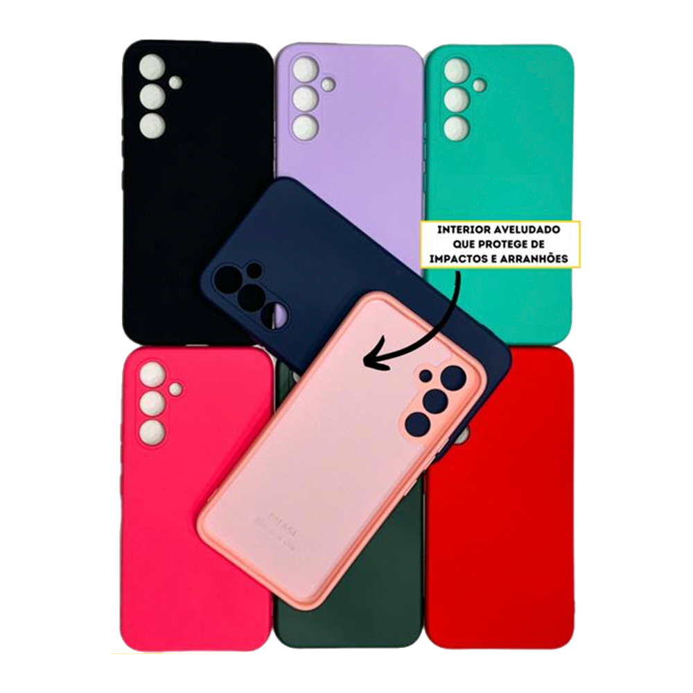 Capa Case Capinha Samsung Galaxy A14 4G/5G Silicone Aveludada Protetora | Shopee Brasil
