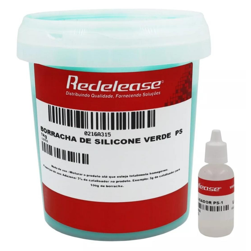 Borracha De Silicone: Verde Alta Flexibilidade para Moldes ...