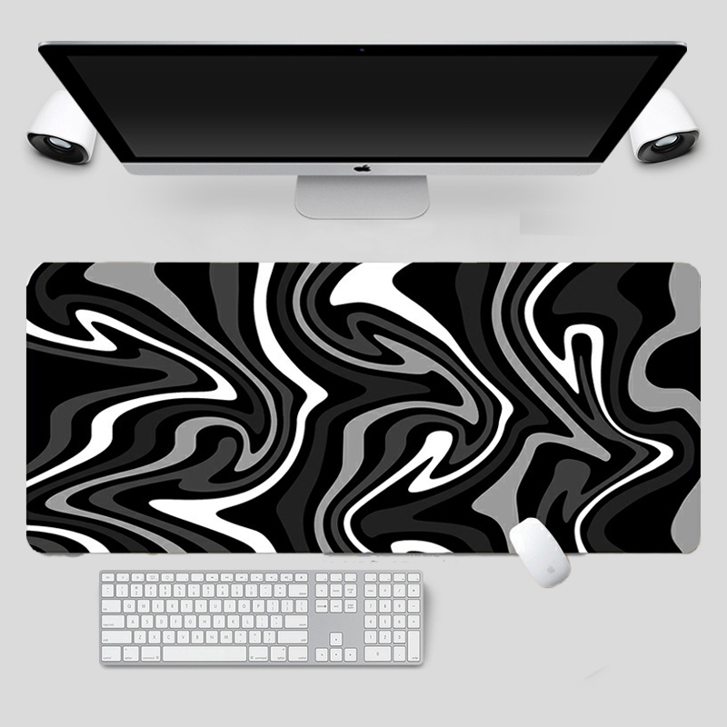 Mouse pad Gamer 70x35cm Flexivel Suporte Para Mouse E Teclado Abstrato ...