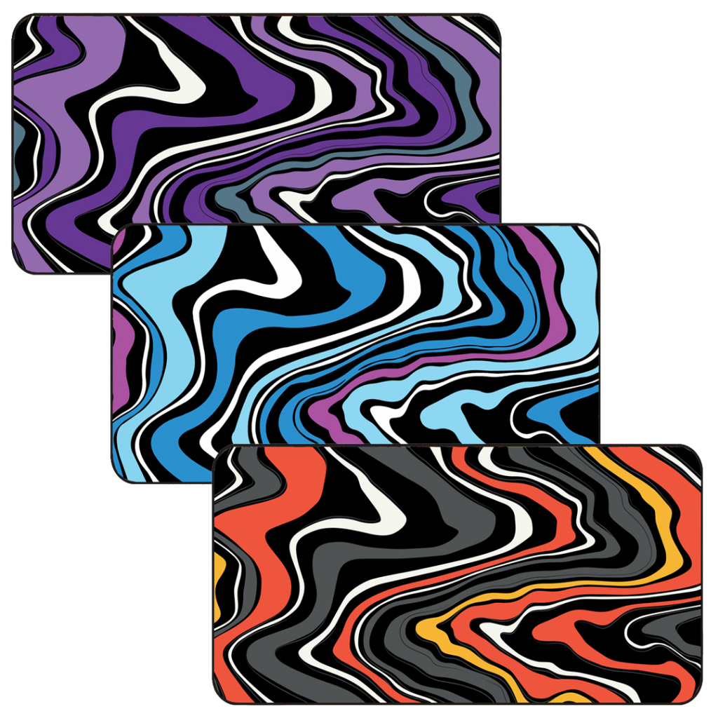 Mouse pad Gamer 70x35cm Flexivel Suporte Para Mouse E Teclado Abstrato ...