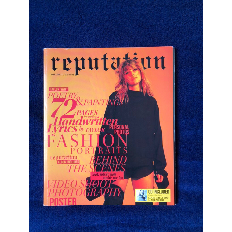 revista cd Taylor Swift reputation magazine | Shopee Brasil