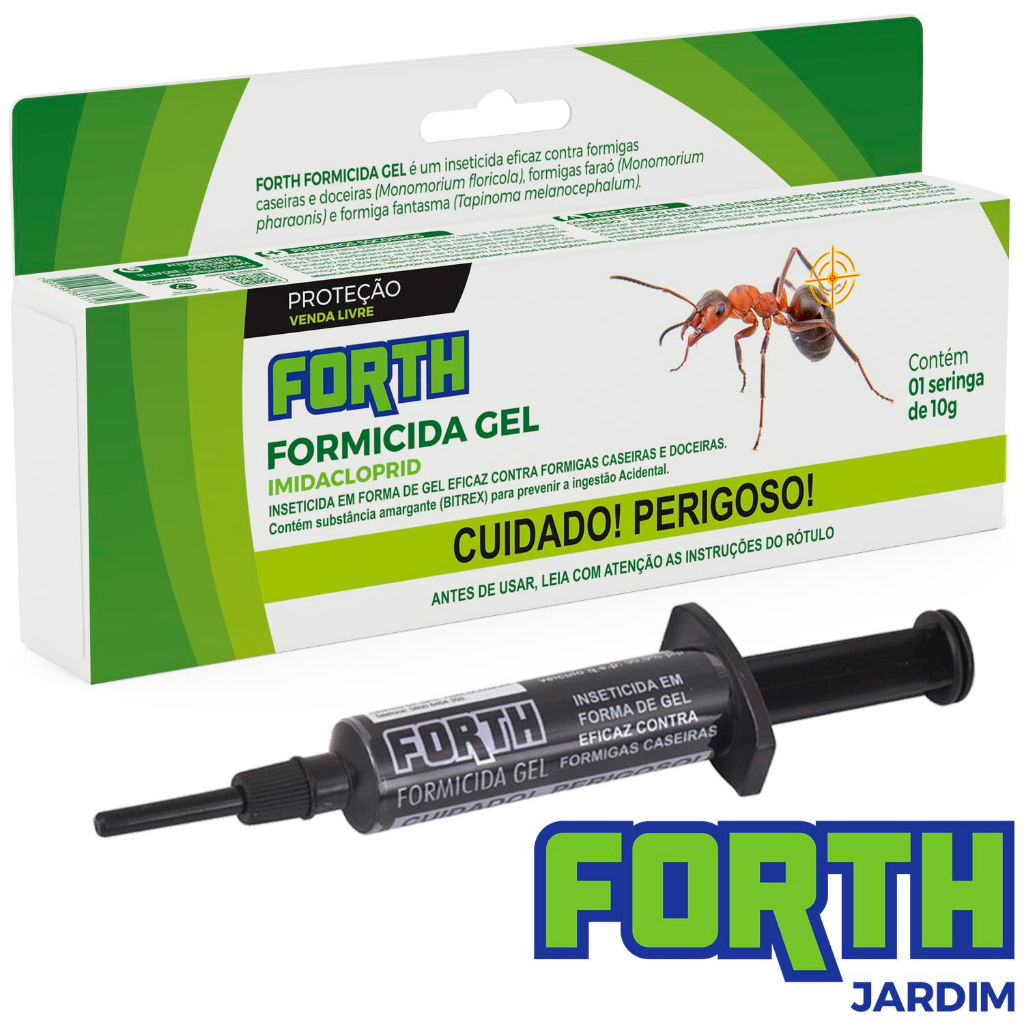 FORTH Formicida Gel Seringa 10g - Formiga doceira | Shopee Brasil