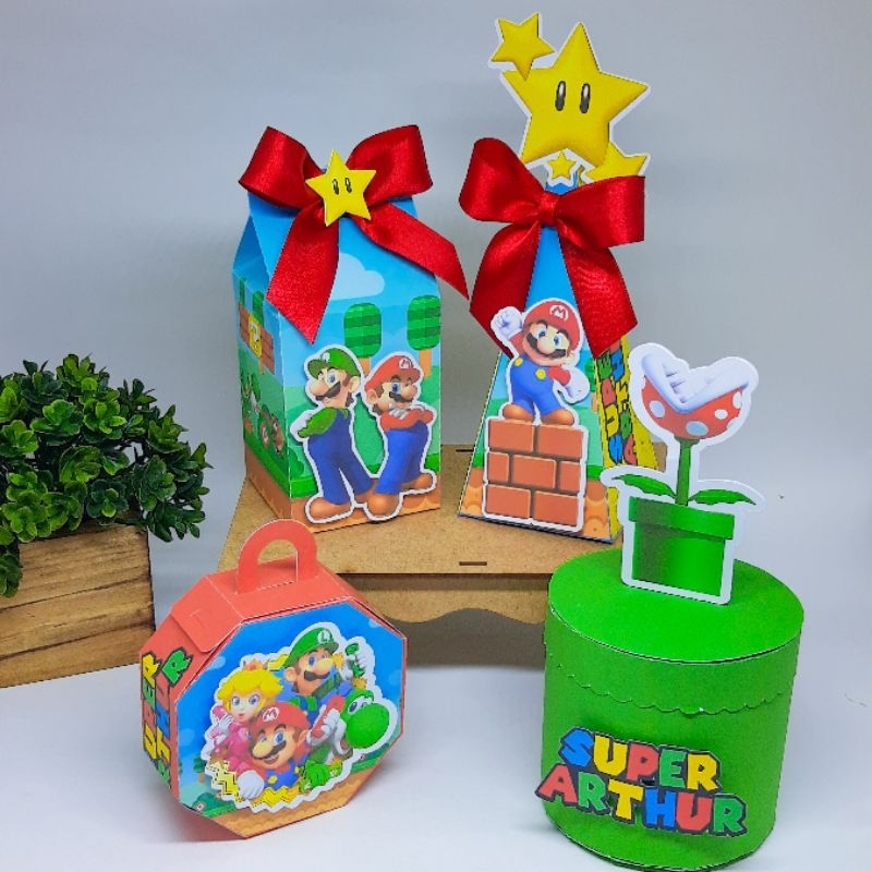 kit super Mario personalizado/ super Mario/ festa super Mario | Shopee ...