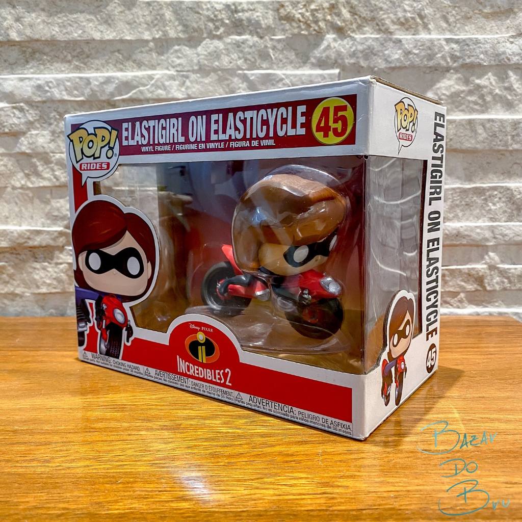 Funko Elastigirl On Elasticycle - The Incredibles 2 | Shopee Brasil
