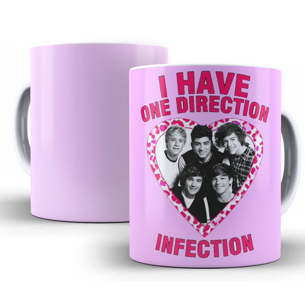 Caneca I Have One Direction Infection | Shopee Brasil