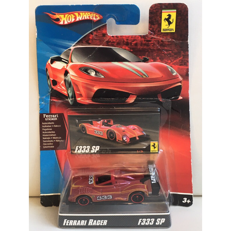 HOT WHEELS FERRARI F333 SP 2009 RACER #05/24 GARIBA58 | Shopee Brasil