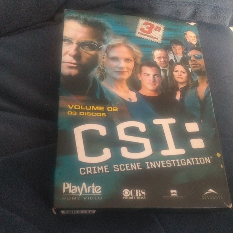 Dvd Csi Crimes Scene terceira Temporada | Shopee Brasil